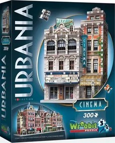 WREBBIT 3D puzzle Urbania: Kino / 300 dílků / od 12 let