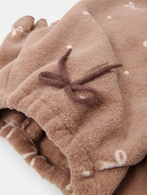 Sinsay - Fleecové oblečení pro psa s mašličkami - hnědá