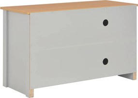 TV stolek šedý 95 x 39 x 58 cm 283739