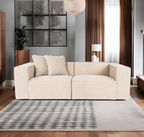 Hanah Home Dvoumístná pohovka LORA broskvová 220 cm