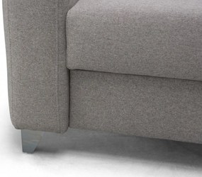 Casarredo - Komfort nábytek Rozkládací sedací souprava do U SELECT pravá, látky A1 | potah: gemma 80,barva: N12 bílá