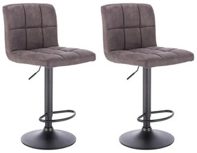 Barová židle 2x  Hawaj CL-3232-1 | tmavě šedá