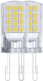 Led žárovka emos led žárovka classic jc 4w g9 teplá bílá 2 ks