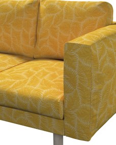 Potah na pohovku IKEA Norsborg 3-místná barva žlutá látka pletený vzor, vzorované