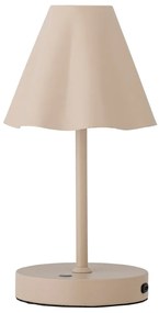 OnaDnes -20% Béžová kovová nabíjecí stolní LED lampa Bloomingville Lianna
