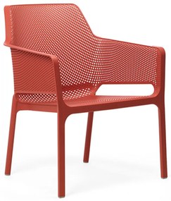 Nardi Plastové zahradní křesílko NET RELAX corallo
