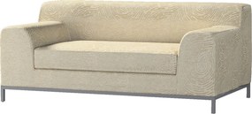 Potah na pohovku IKEA  Kramfors 2-místná barva béžová látka lesklé, pletený vzor, vzorované