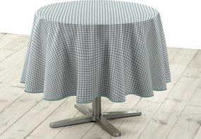 Kulatý ubrus MINI VICHY, Ø 160 cm, kostka