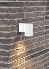 NOR 21509901 Venkovní nástěnné svítidlo Tin Maxi 1x35W GU10 bílá čirá - NORDLUX