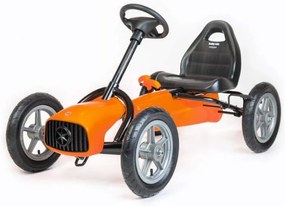 Dětská šlapací motokára Go-kart Baby Mix Buggy oranžová