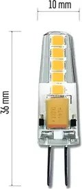 EMOS Classic JC / Žárovka / G4 / 12V / 1,9 W / 200 lm / 4000 K neutrál