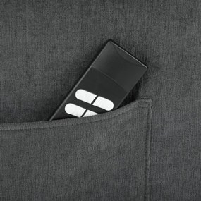 Polohovací křeslo šedé, elektrické TV-7072 GREY2