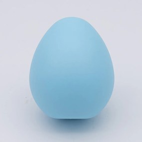 Velikonoční dekorace vajíčko, 15 cm, světle modré, plast, venkovní