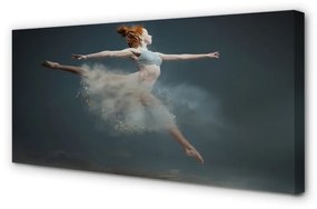 Obrazy na plátně balerína kouř 140x70 cm