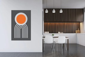 Lepy.cz Samolepka na zeď Boho vzor Velikost (šířka x výška): 50x76cm, Barevná varianta: Bílá