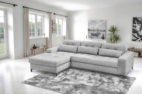 XXXLutz ROHOVÁ SEDAČKA, textil, světle šedá MID.YOU - Sedací soupravy - 000694007905