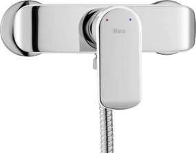 Rea Bloom, sprchová baterie s ruční hlavicí, bílá-chrom, REA-B3000