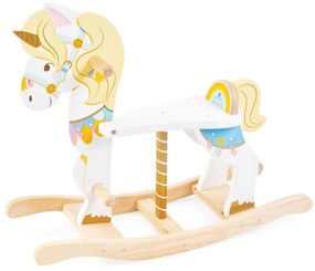 Le Toy Van Petilou Dřevěný houpací jednorožec