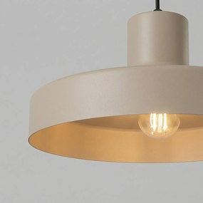 Sollux Lighting Závěsné svítidlo BILO šedobéžové