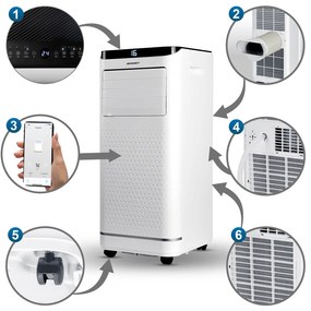 Přenosná klimatizace Berdsen BD-583 s výkonem 9000 BTU pro efektivní chlazení