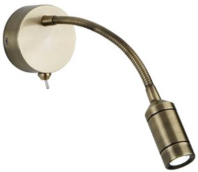 Searchlight | Searchlight 2256AB - LED Flexibilní lampička ADJU LED/1W/230V | SR0131