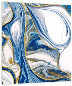 Obraz - Vlny z mramoru (30x30 cm)