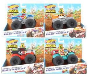 Mattel Hot Wheels Monster trucks svítící a rámusící vrak HDX60