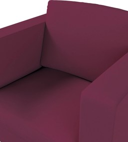Potah na křesko IKEA Karlanda, krátký barva švestková