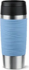 Emsa TRAVEL MUG Waves světle modrá / Cestovní termohrnek / 0,36 l / ne