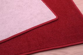 Spoltex, AKCE: 250x250 cm Kusový koberec Eton červený 15 čtverec, červená, obývací pokoj