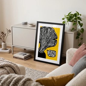 Mária Mérai | Saturejka Mária Mérai | Hlíva Rám: Černý, Velikost: 30 x 20 cm