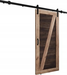 Posuvné dveře LOFT ADIO 3 craft + tmavý jasan 80
