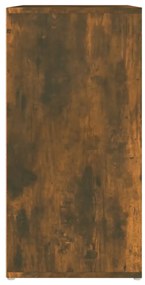 Botník kouřový dub 60 x 35 x 70 cm kompozitní dřevo - Default Title