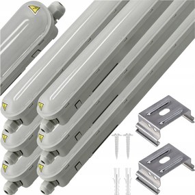 6x hermetická LED lampa PILA 120cm 36W 4000lm 4000K LEDINAIRE IP65