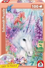 SCHMIDT Puzzle Krása jednorožce / 100 dílků / 24,3 x 36,1 cm