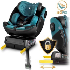 Dětská autosedačka Nukido Prestige Line černá-modrá 0-36 kg ISOFIX