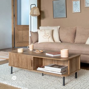 Kávový stolek s úložným prostorem COLVA, 120 x 60 x 41 cm