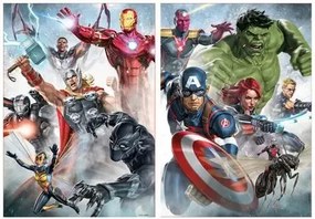 EDUCA Puzzle Avengers / 2x500 dílků / od 10 let