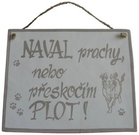 PSÍ CEDULKA XXL NAVAL PRACHY NEBO SKOČÍM