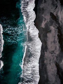 Fotografie Aerial view of sea,Oregon,United States,USA, James Seay / 500px, (30 x 40 cm)