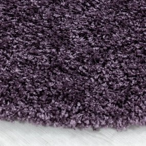 Vopi | Kusový koberec Sydney shaggy 3000 violet - Kruh průměr 160 cm