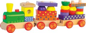 Woody Skládací vlak s potiskem, světlem a zvukem - dva vagony
