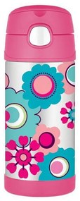 Thermos Dětská termoska s brčkem 355 ml Wild flowers