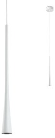 REDO Group 01-1753 Ito, bílé závěsné svítidlo, 7W 3000K, průměr 3,2cm, výška 40cm