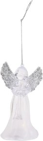 Závěsný anděl s LED, typ 2, 11 cm