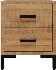 Noční stolky 2 ks 36 x 30 x 45 cm masivní borové dřevo 3120338