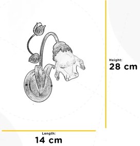 ONLI - Nástěnné svítidlo ARIANNA 1xE14/6W/230V