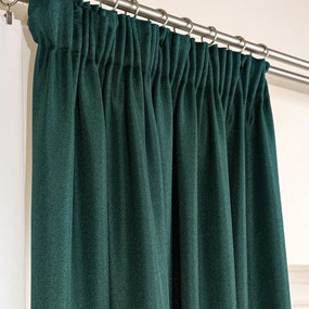 MARKIZETA JODEŁKA Záclona připravená na pásku, šířka 140 cm x výška 250 cm, barva 012 lahvově zelená 724330/ZGT/012/140250/1