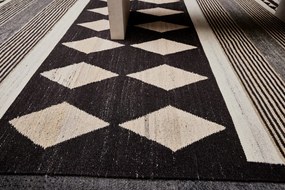 Diamond Carpets koberce Ručně vázaný kusový koberec Alberta DESP P114 Dark Coffee Mix - 300x400 cm