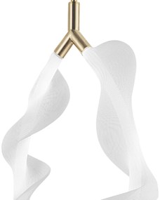 Toolight Designové LED osvětlení G013-1CP zlatá/bílá